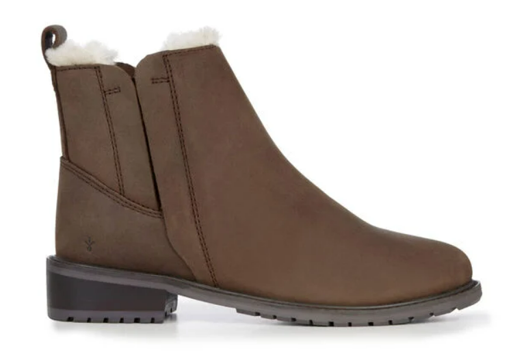 Emu Women's Pioneer Leather Espresso Boots - Emu Australia
